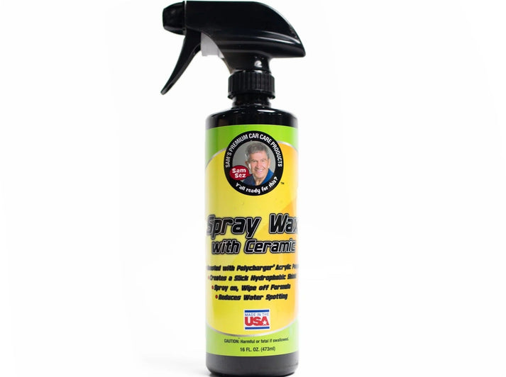 Spray Wax 16oz w/ Microfiber Towel – Sam's Car Care